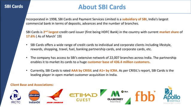 SBI cards IPO | PPT