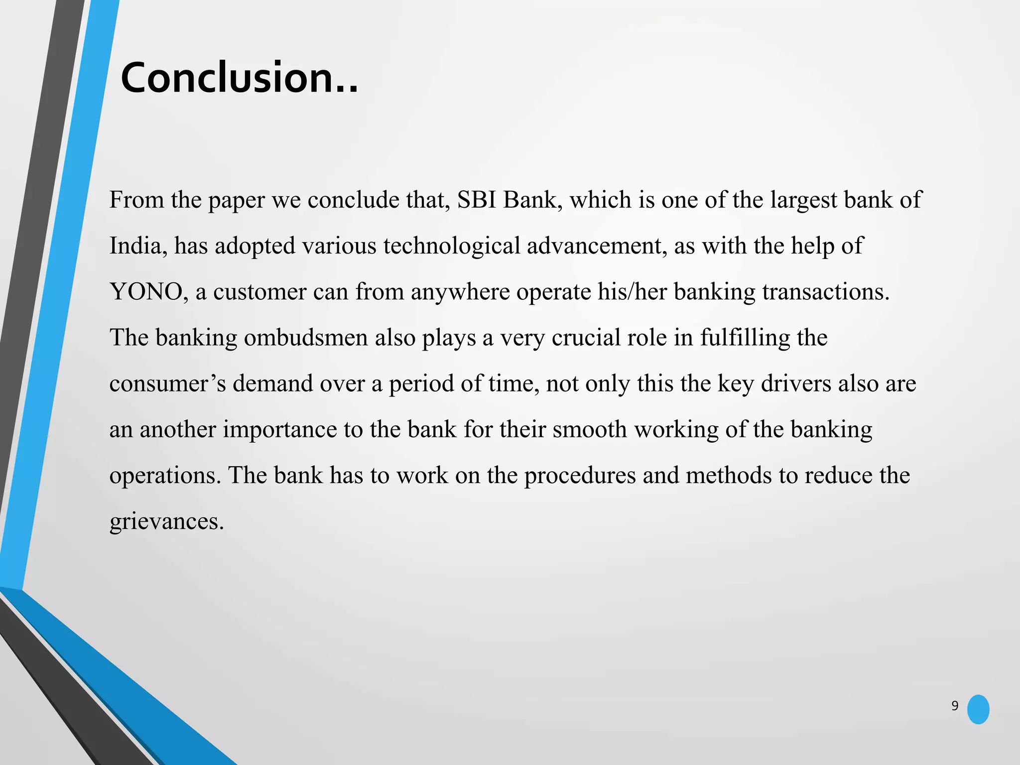 Sbi case study presentation | PPTX