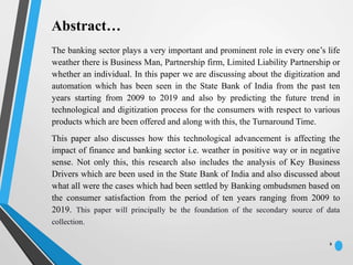 Sbi case study presentation | PPTX