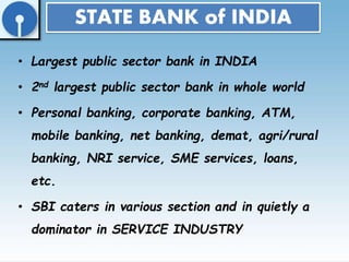 Project on SBI | PPTX