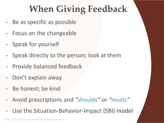 Feedback That Works | PPT