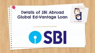 Sbi global ed vantage | PPT