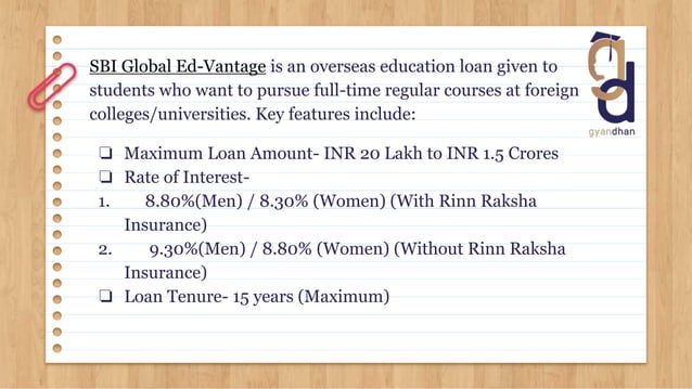 Sbi global ed vantage | PPT