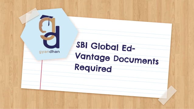 Sbi global ed vantage | PPT
