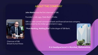 SBI Limited ppt | PPTX