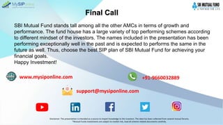 5 Best SBI Mutual Fund Schemes To Invest | PPTX