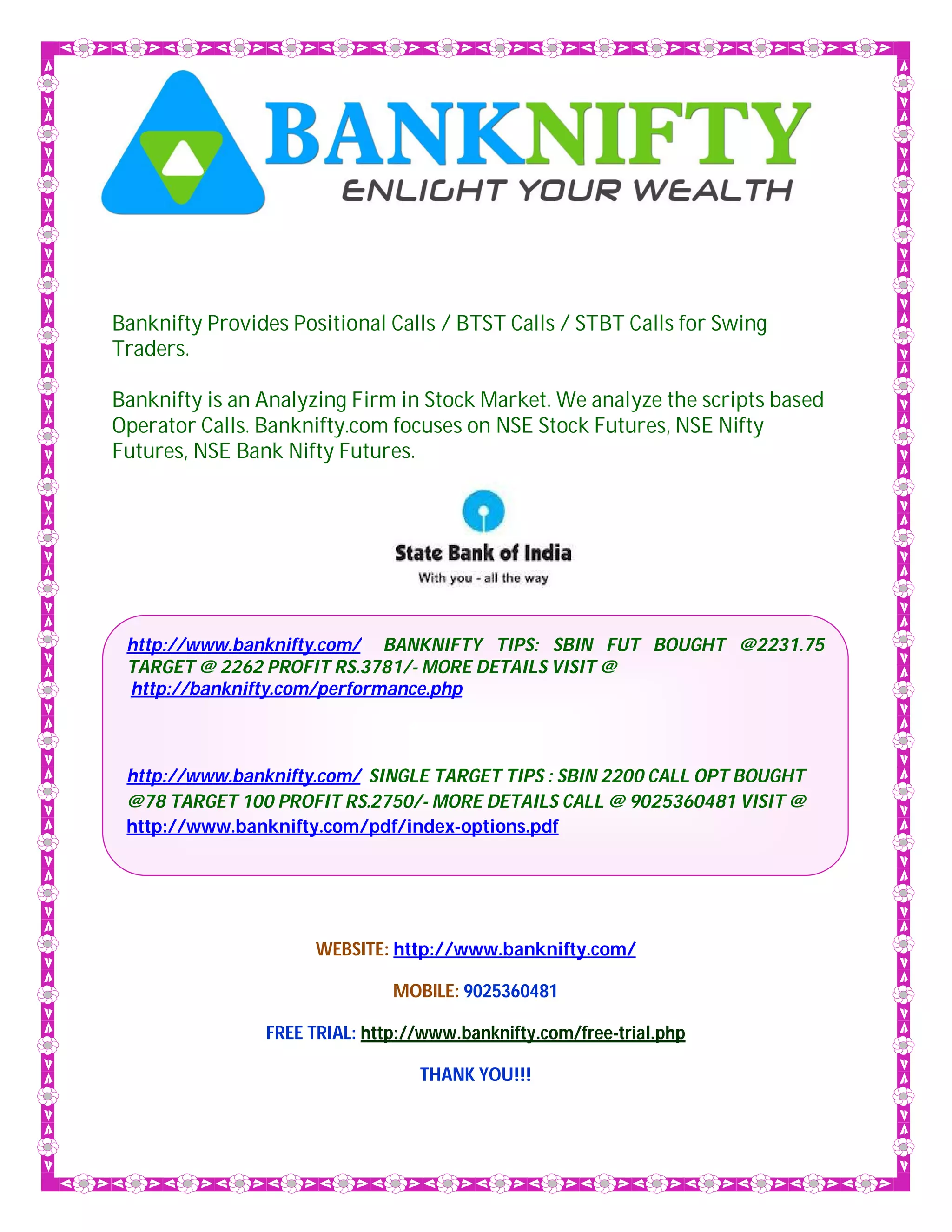 Banknifty Tips | PDF