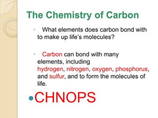 life’s molecules | PPTX