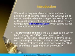 Sbi personal loan | PPTX