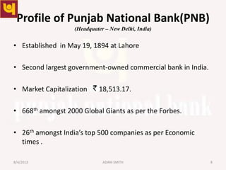 Sbi, pnb, sb | PPTX