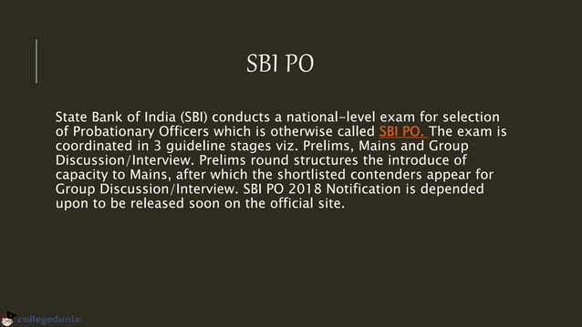 SBI PO | PPTX