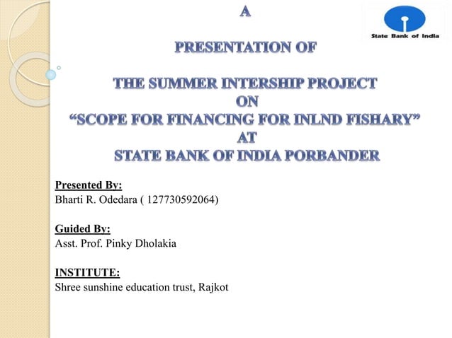 Sbi ppt | PPTX | Business Banking & Finance | Business