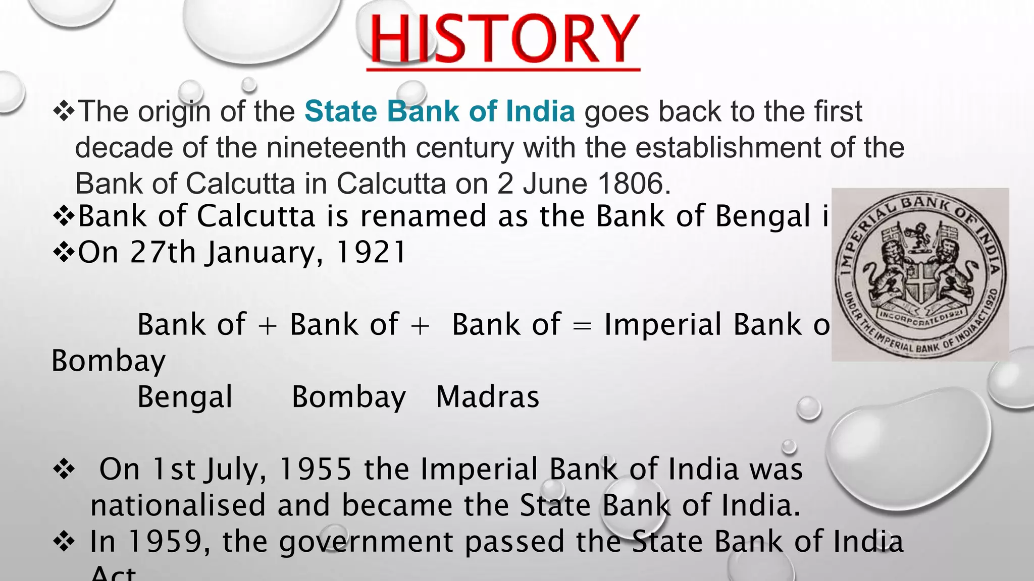 STATE BANK OF INDIA PPT.. {AT A GLANCE} | PPTX | Business Banking ...