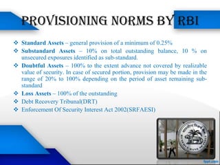 Non performing assets in Banks | PPTX