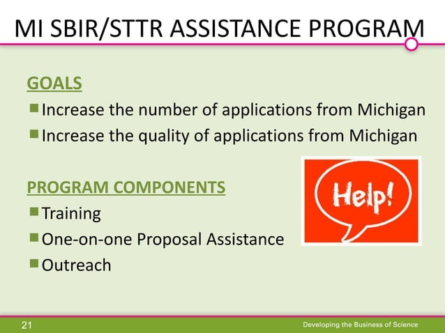 BBC's SBIR Introduction and MSF Program Overview | PPT