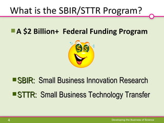 BBC's SBIR Introduction and MSF Program Overview | PPT