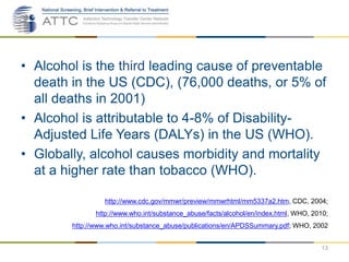 SBIRT and SAMHSA's 8 Strategic Initiatives | PDF | Substance Abuse ...