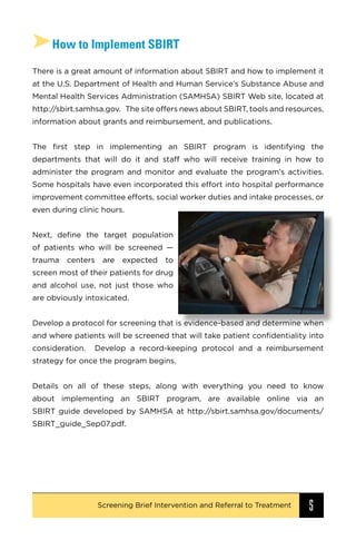 SBIRT Booklet | PDF