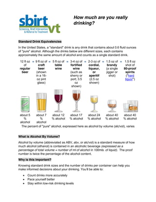 SBIRT HANDOUTS | PDF