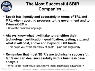 SBIR The F-35 Program Office Perspective | PPT | Technology & Computing