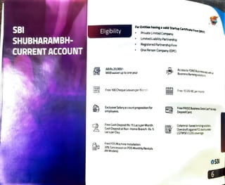 SBI start up branch.pdf | Business Banking & Finance | Business