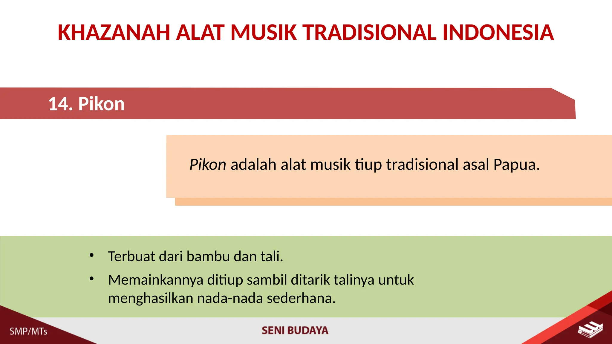 SBK Kelas 8 BAB 7 - bermain alat musik tradisional | PPTX