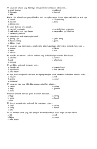 Sbk uas kls x | DOCX