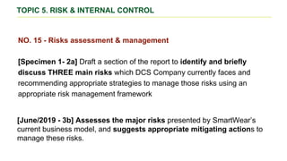 SBL ACCA EXAM TIPS: List of 23 common question styles in exams | PPTX