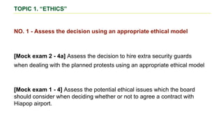 SBL ACCA EXAM TIPS: List of 23 common question styles in exams | PPTX