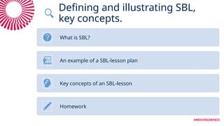 Defining and illustrating SBL, key concepts of an SBL | PPTX | Education