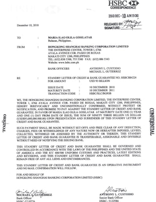 Sblc hsbc $93 b | PDF