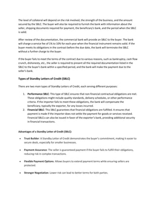 SBLC vs. Bank Guarantee: Key Differences & Uses | PDF
