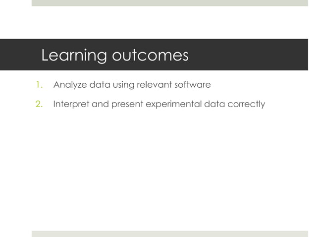 Data collection and interpretation SBL1023 | PPTX