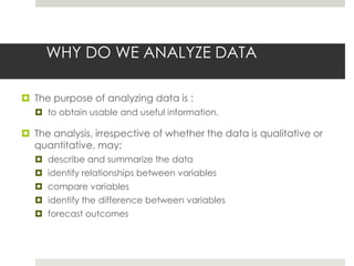 Data collection and interpretation SBL1023 | PPT