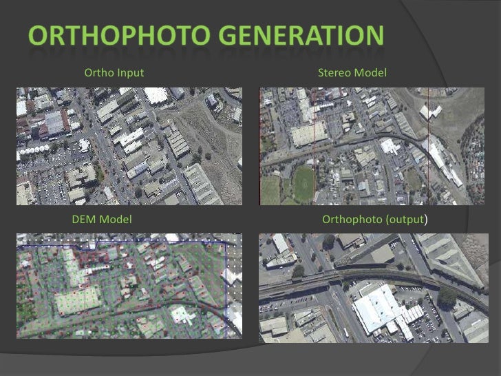 Creating Orthophotos ( Process Flow )
