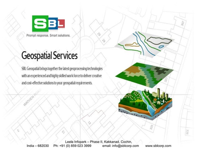 SBL Geospatial Services | PPT | 3-D Graphics | Computer Software and Applications