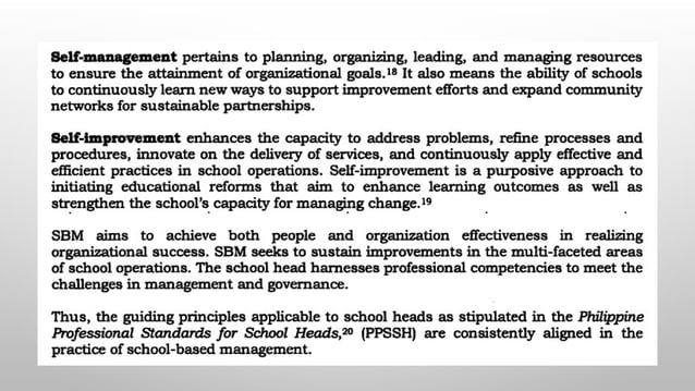 DEPED school-based management updates 2024 | PPTX