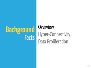 Hyper-Connectivity and Data Proliferation - Ecosystem Perspective | PPT