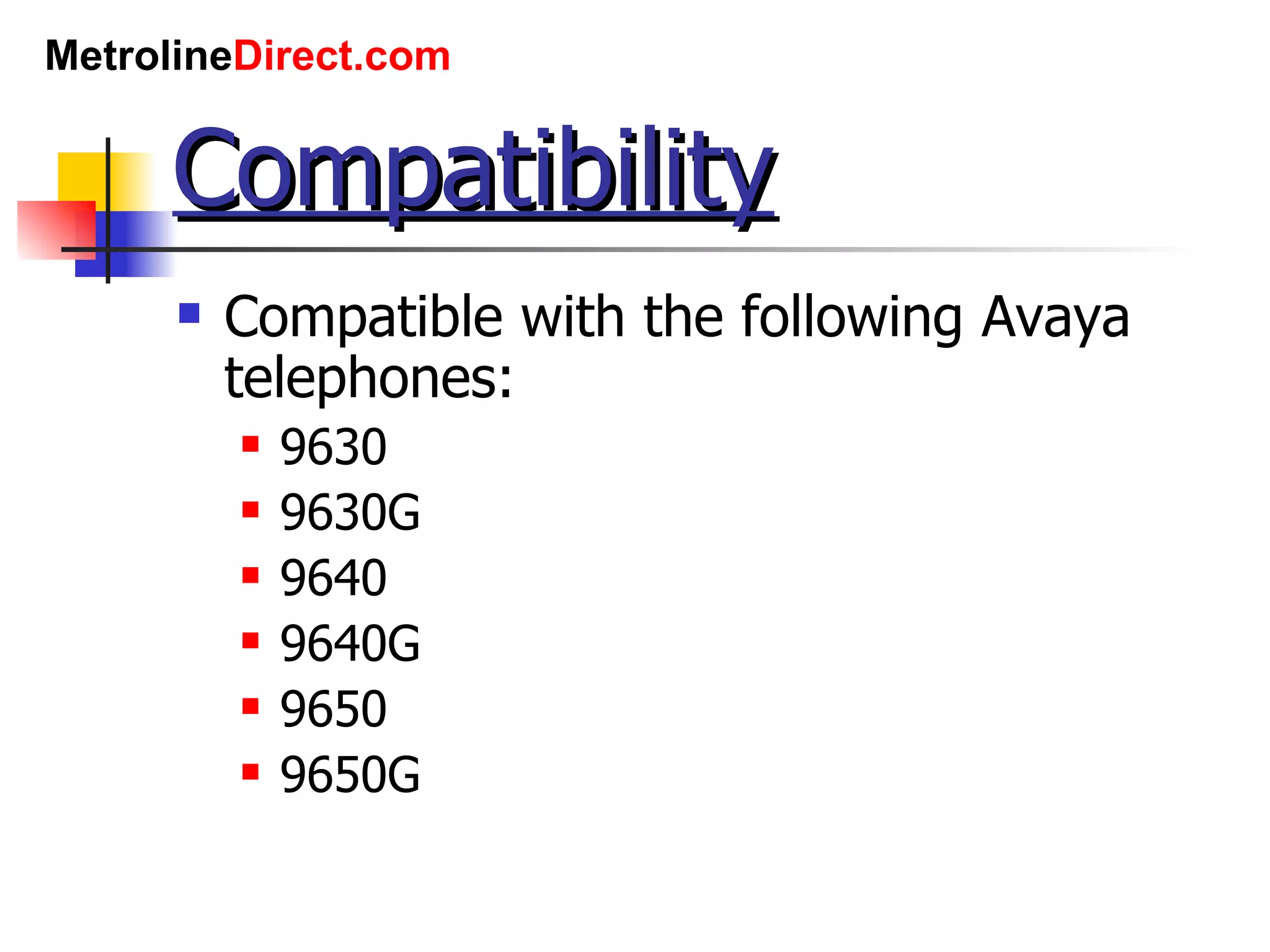 Avaya SBM24 Button Module | PPT