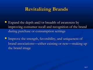 MANAGING BRANDS OVER TIME | PPT