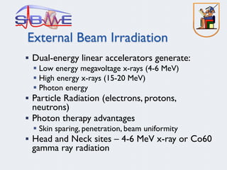[equipment iv] intorduction to radiotherapy | PPT