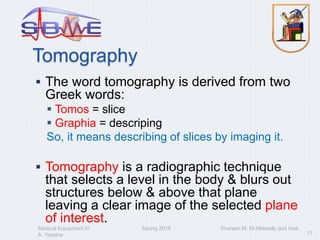 medical equipment lec 5 CT scan | PPT