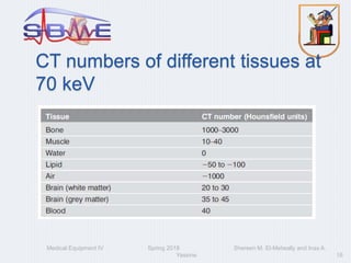 medical equipment lec 6 CT scan | PPTX | Medical Tests | Medical Health