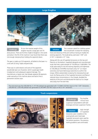 Superbolt solutions for Mining Equipment | PDF | Performance Cars ...