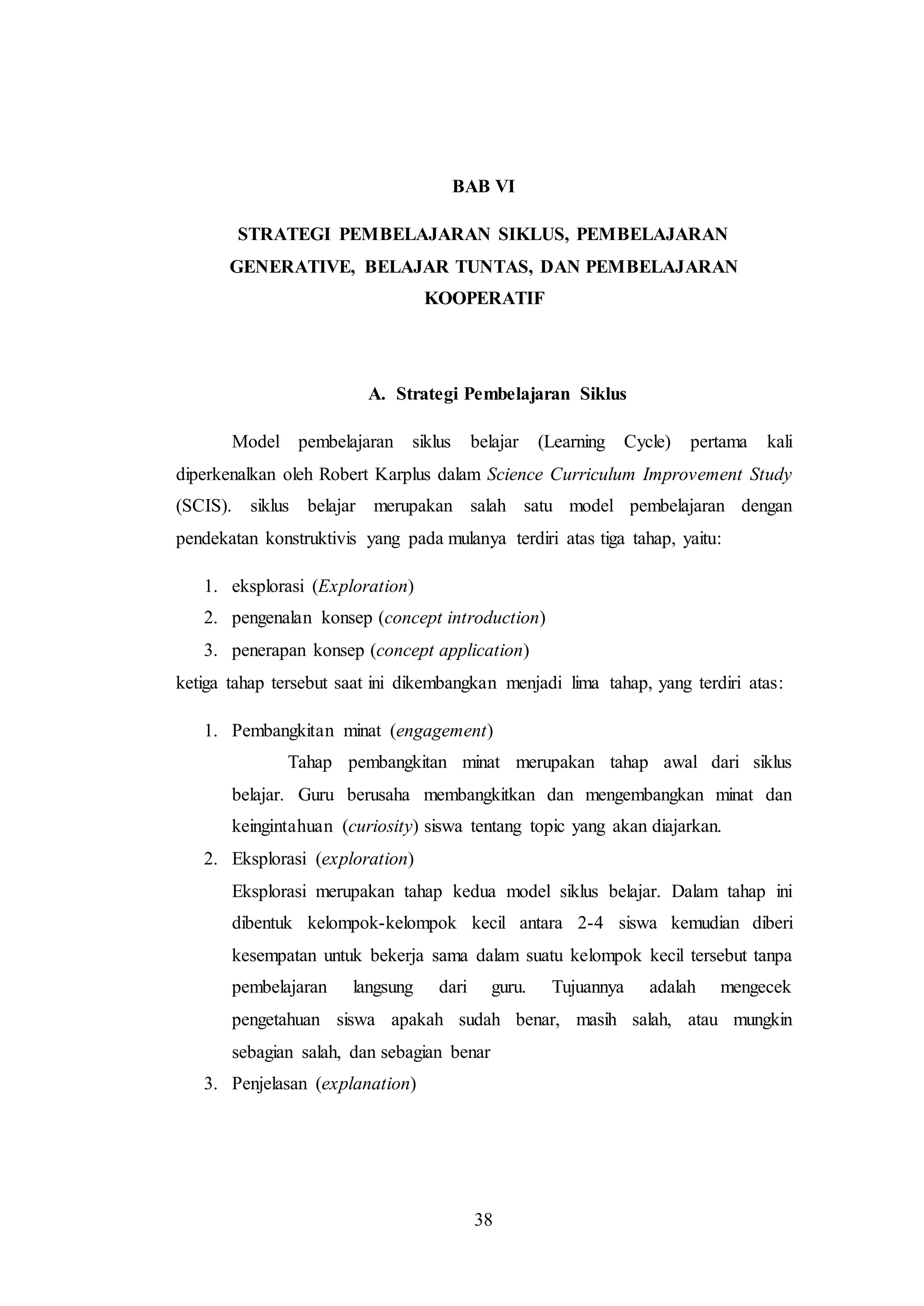 Strategi Pembelajaran Inovatif Kontemporer (Made Wena) | DOCX