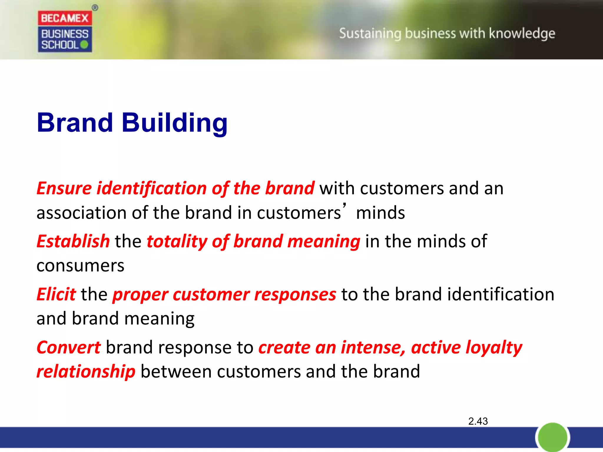 Customer-based Brand Equity | PPT