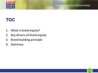 Customer-based Brand Equity | PPT