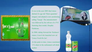 Presentation on Brand Communication of Limca | PPT