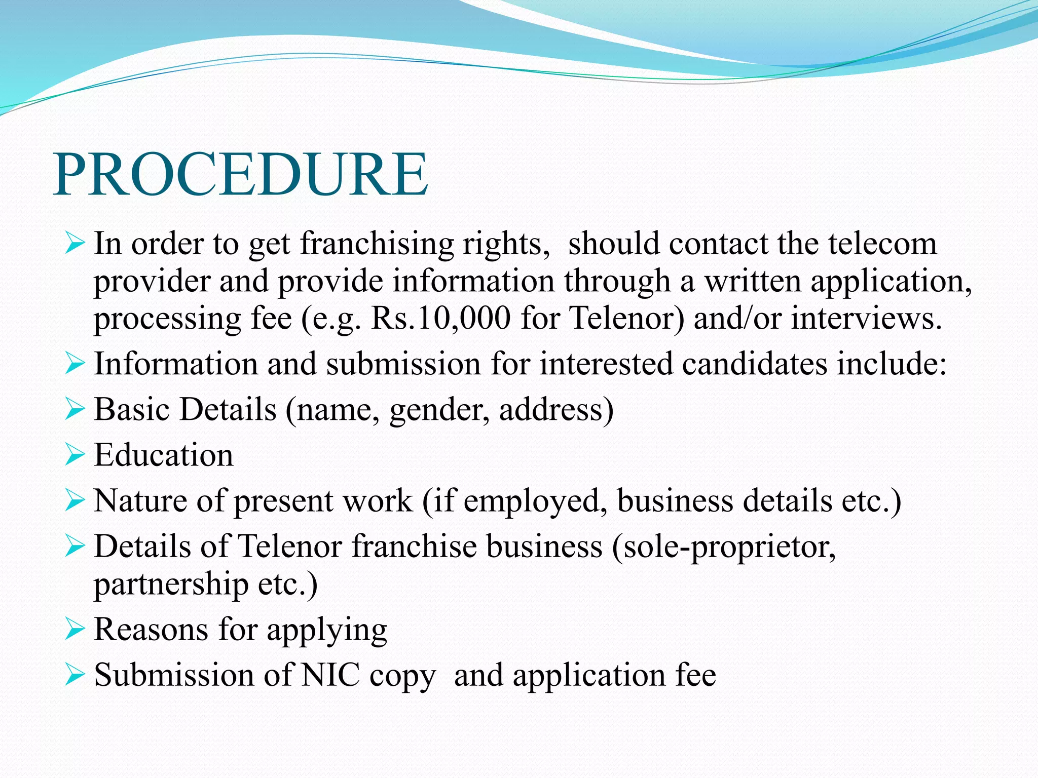 franchising process | PPTX