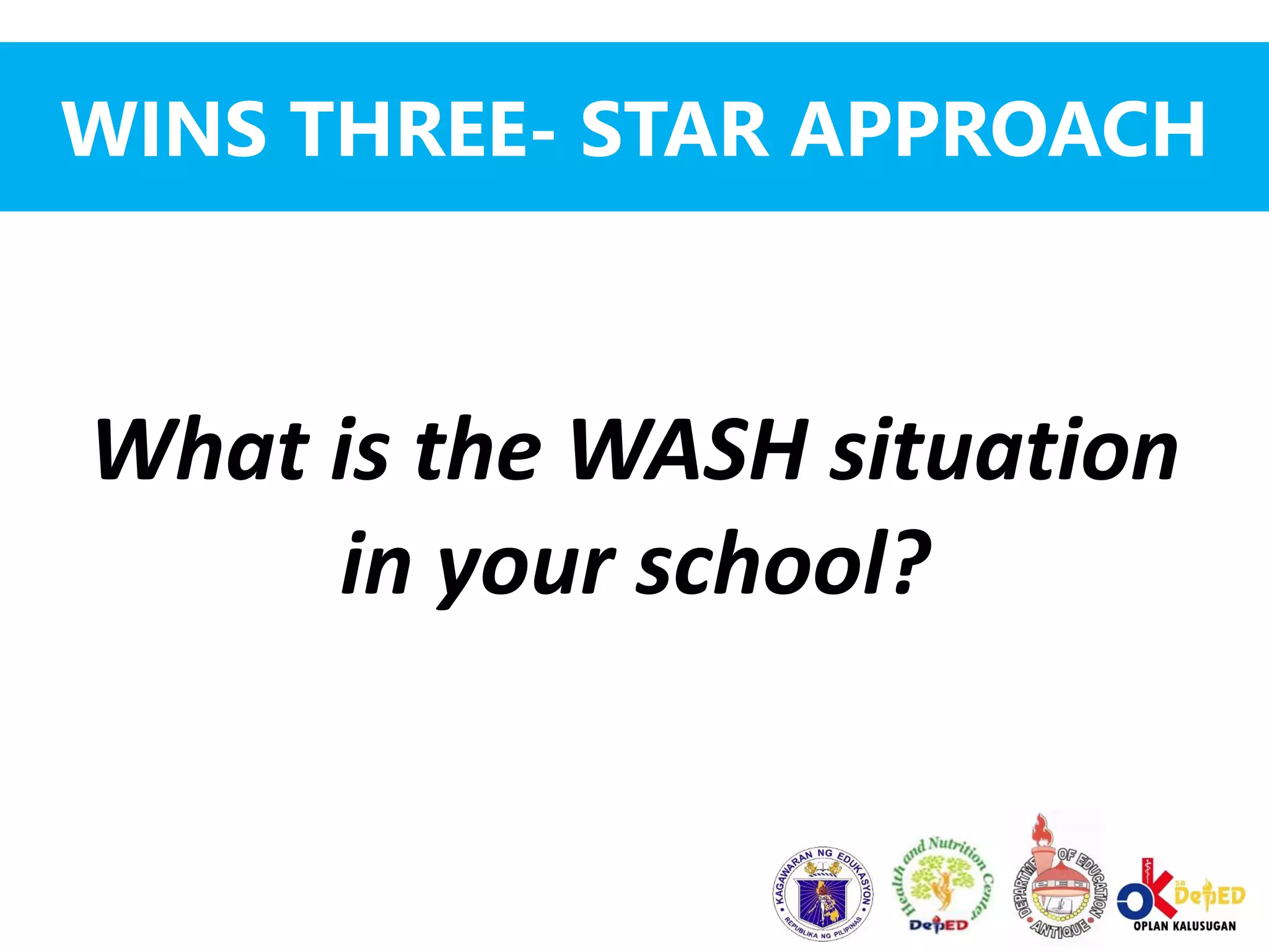 WASH in Schools Three Star Approach | PDF